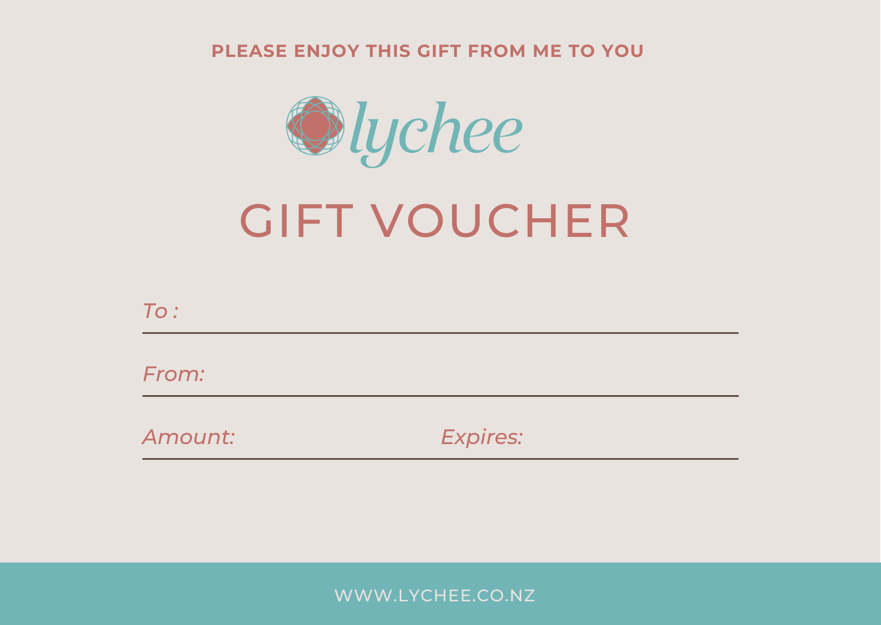 Gift Vouchers – Lychee